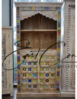 Handcrafted Solid Timber Distressed Finish Indian Vintage Brass Temple ...